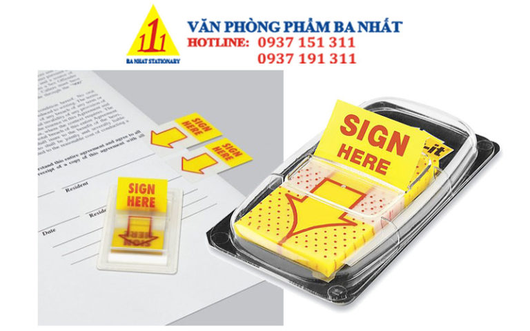 Giấy Note Trình Ký Sign Here 680-9 Cao Cấp, Giá Tốt