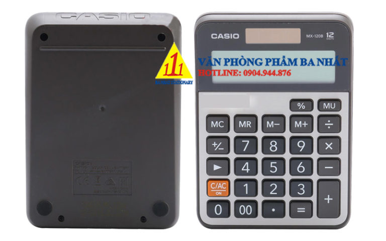 Máy tính CASIO MX-120B để bàn nhỏ gọn | Chính hãng giá tốt