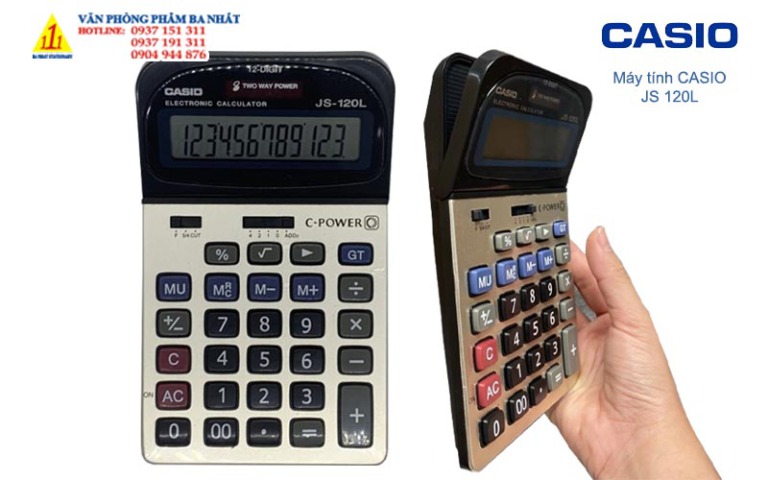 Máy tính Casio JS 120L chính hãng