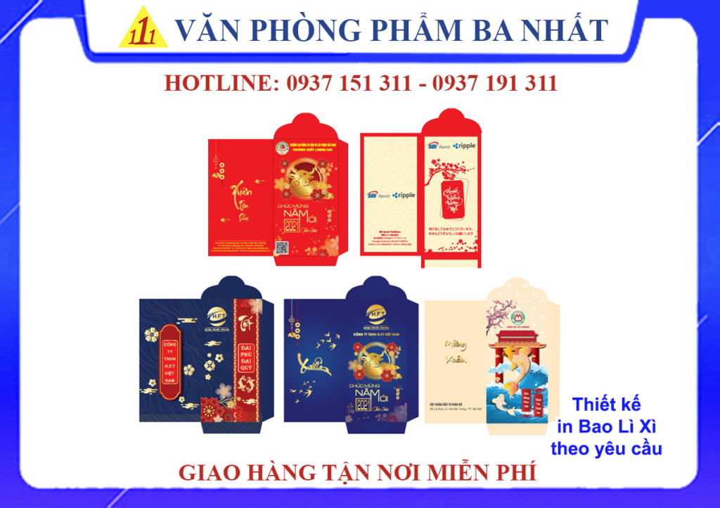 1000+ Mẫu Bao Lì Xì 2025 đẹp Giá rẻ | Thiết kế theo yêu cầu