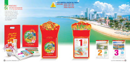 Kích thước lịch bloc 2025 chuẩn: Hướng dẫn chọn lịch phù hợp